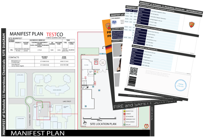 SAFEJOB - Chemical Manifest Plan